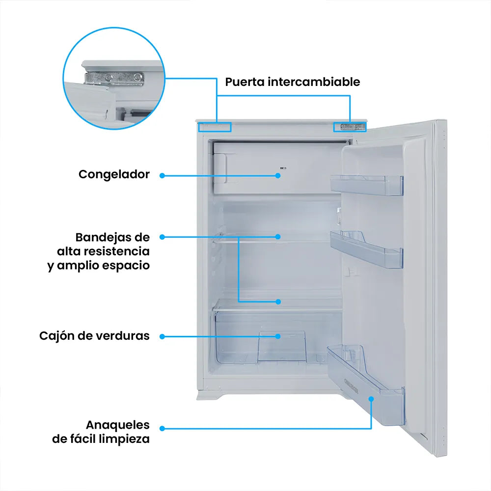 Nevera Panelable 122 L- 54 cm - Challenger – Arquitec Group