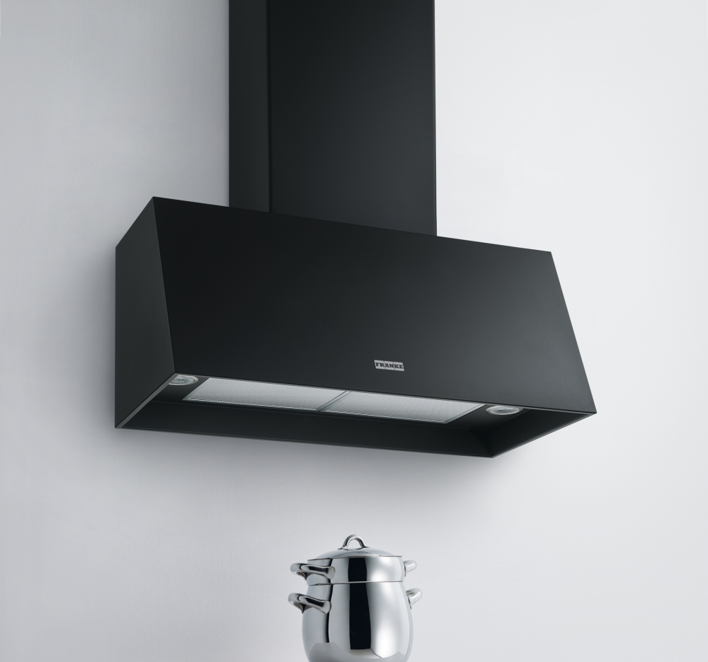 WALL MOUNTED EXTRACTOR HOOD 70CM BLACK | SMART - FRANKE – Arquitec Group