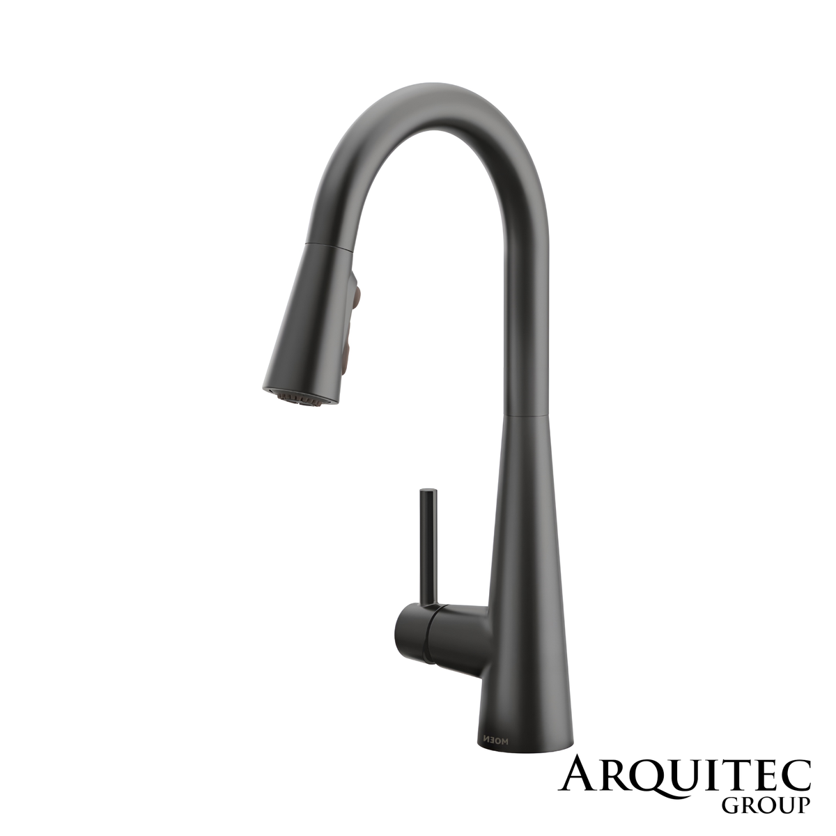 Matte Black High Arc Folding Faucet - Moen - 7864BL – Arquitec Group