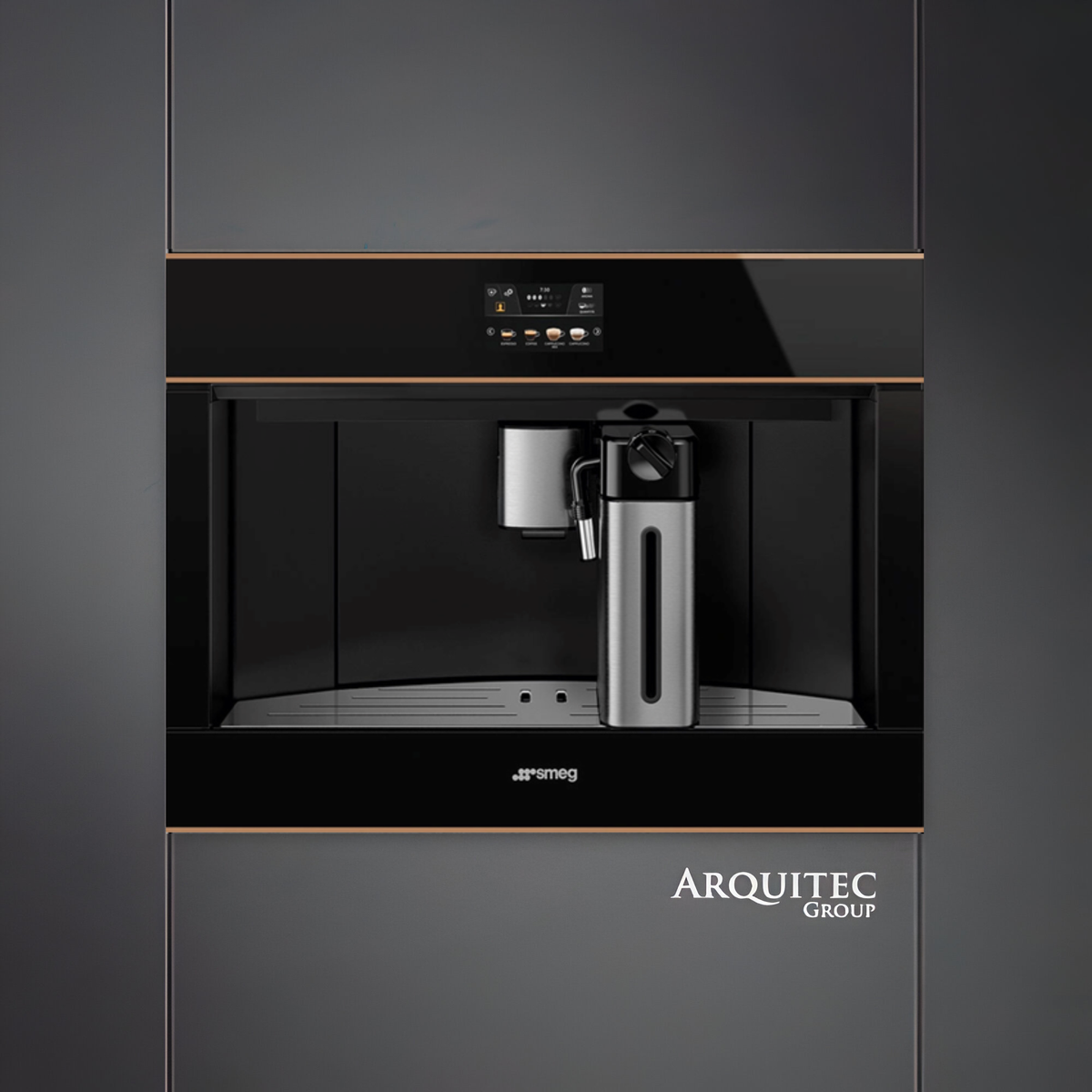 Coffee Machine - Automatic 60 cm | Dolce Stil Novo - CMS4604NR - Smeg ...