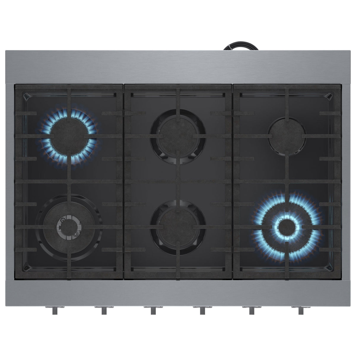 Gas cover |Rangetop Stainless steel 90cm- RGM8658UC - Bosch 800 series ...