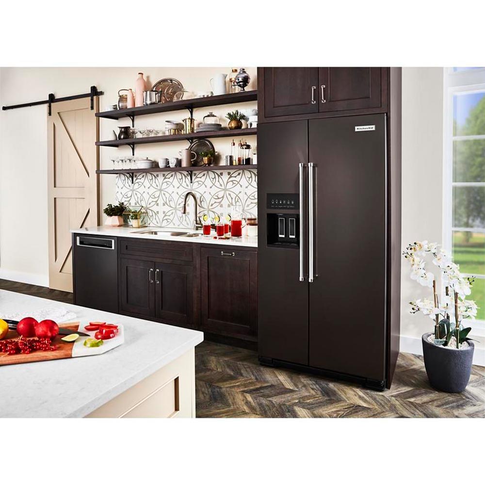 Nevera Side by Side | Acero negro - KRSC703HBS - KitchenAid – Arquitec ...