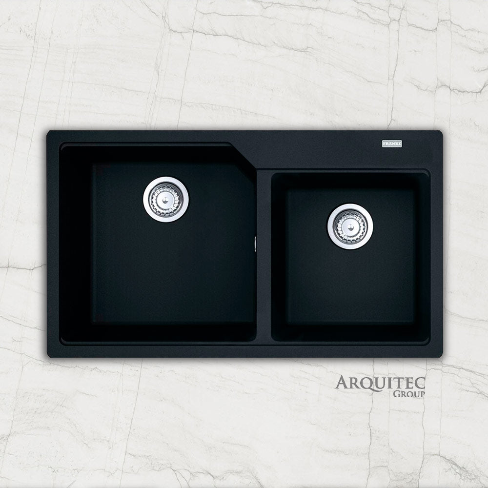 Urban fragranite double pot | Black - UBG 620-86 - Franke – Arquitec Group